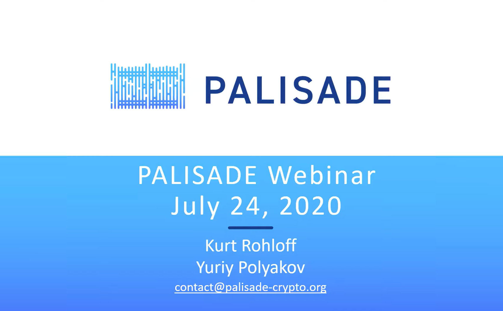 Webinars – OpenFHE.org