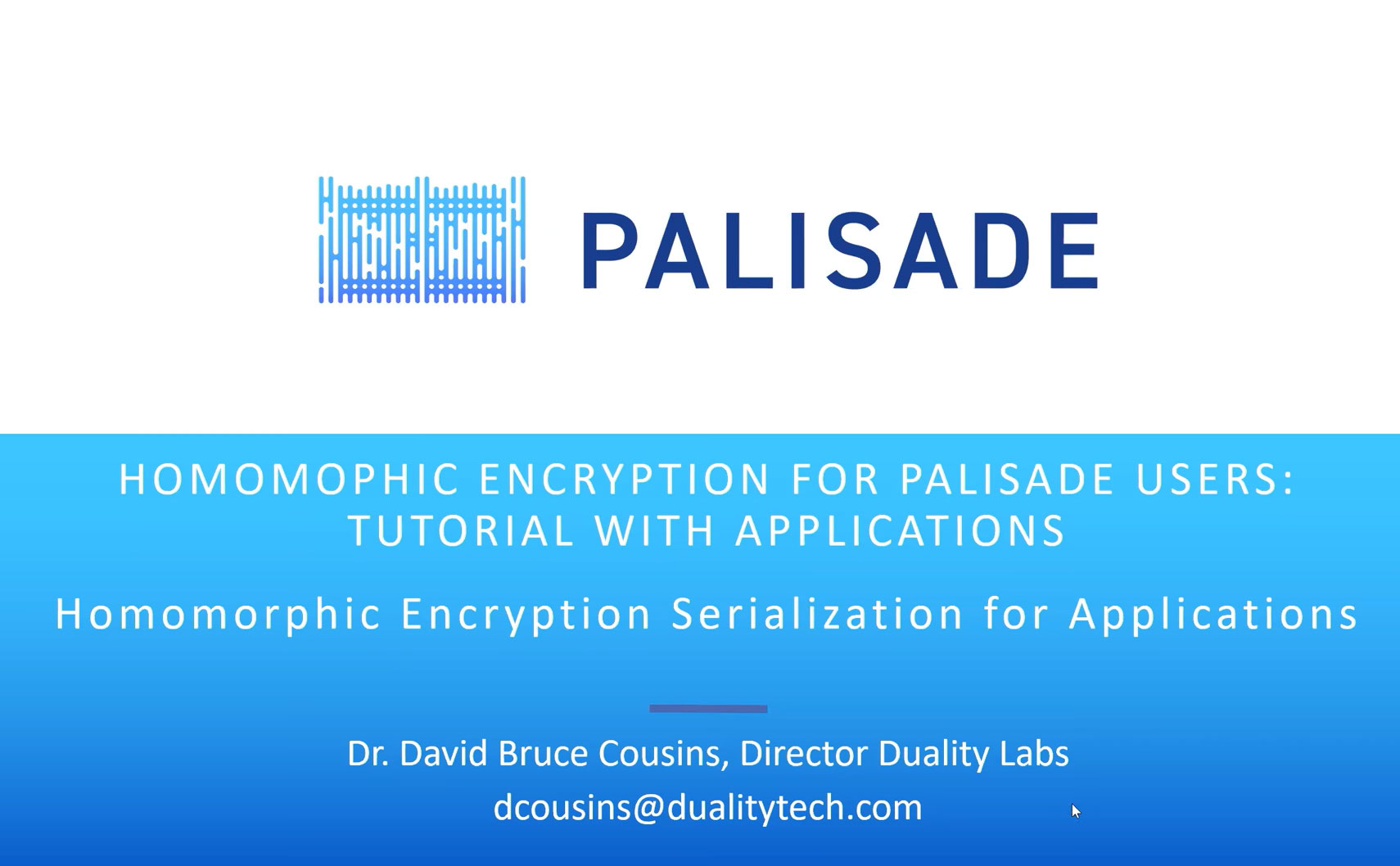 Webinars – OpenFHE.org