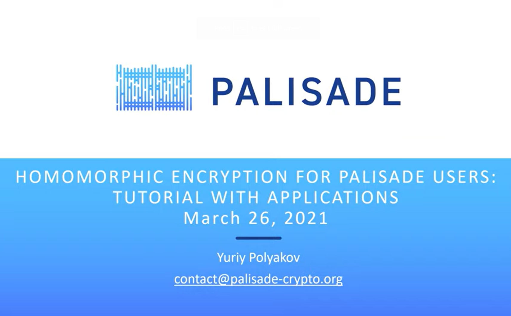 Webinars – OpenFHE.org